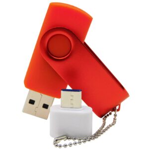 chauuxee 4gb usb flash drives memory sticks u disk thumb drive pen drives for pupil students' presents&teachers' gifts (orange)