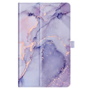 Fintie Folio Case for Alcatel Joy Tab 2 Tablet 8-inch 2020 Release (Model: 9032Z) - Premium PU Leather Protective Stand Cover with Pencil Holder, Also fits for TCL Tab 8.0" Tablet (Lilac Marble)