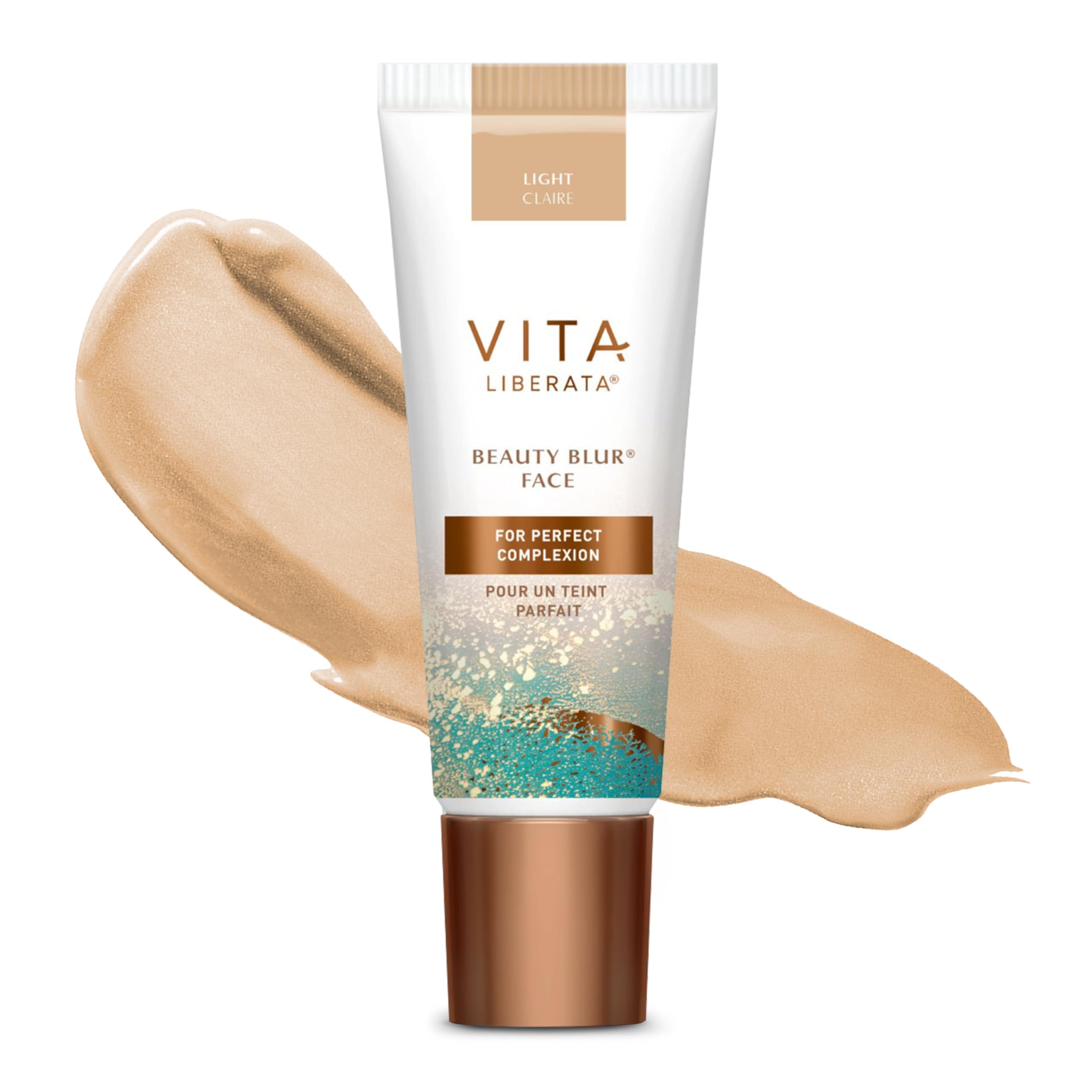 Vita Liberata Beauty Blur Face - Light, BB Cream, Hydrating Skin Finish, Radiant Glow & Flawless Complexion, 1.01 fl oz