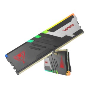 Patriot Viper Venom RGB DDR5 32GB (2 x 16GB) 6200MHz UDIMM Desktop Gaming Memory KIT - PVVR532G620C40K