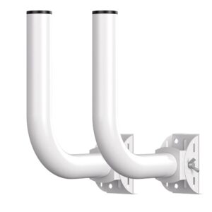 ueevii universal wireless bridge bracket mount, pole and wall-mounted mount for outdoor point to point ap access point client bridge cpe,2-pack