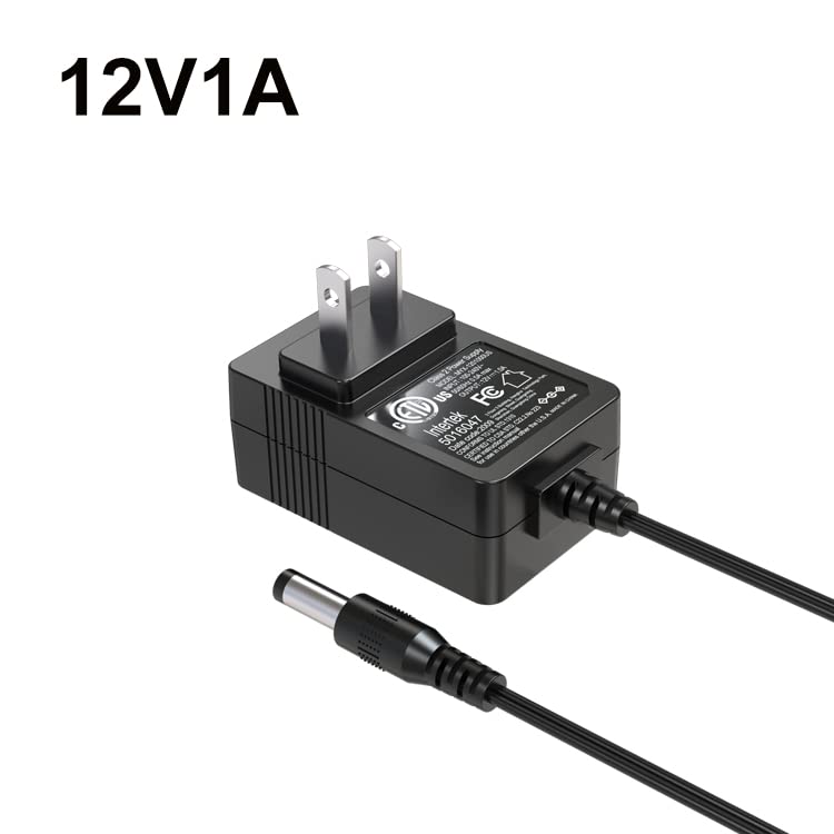 E4U - 12V 1A ac/dc Class 2 Power Supply Adapter for mag, Dreamlink, Formuler, Buzz tv, Tvip Setup Boxes, CCTV Cameras, DVR, Internet Modem and routers, LED Strips, Humidifier and Other electonics