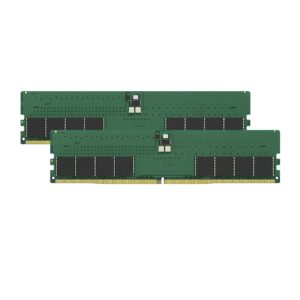 kingston technology kcp548ud8k2-64 desktop pc memory, ddr5, 4800mt/s, 32gb x 2, cl40, 1.1v