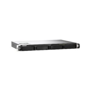 QNAP TS-435XeU-4G-US 4 Bay High-Speed Short Depth Rackmount NAS with M.2 NVMe SSD, Quad Core Marvell Octeon CPU, 4GB DDR4 Memory, Dual 2.5GbE (2.5G/1G/100M) and 10GbE Network Connectivity (Diskless)