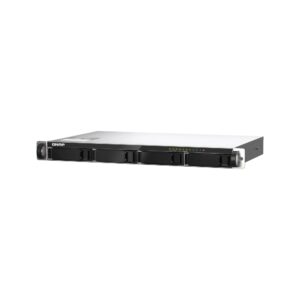 QNAP TS-435XeU-4G-US 4 Bay High-Speed Short Depth Rackmount NAS with M.2 NVMe SSD, Quad Core Marvell Octeon CPU, 4GB DDR4 Memory, Dual 2.5GbE (2.5G/1G/100M) and 10GbE Network Connectivity (Diskless)