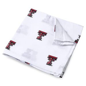 three little anchors texas tech university infant muslin swaddle blanket 47x47in