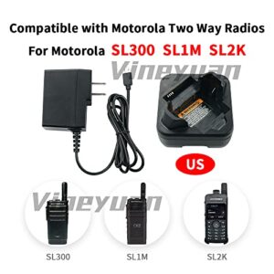 PMNN4468B PMNN4468A PMNN4468 Li-ion Battery Charger Base for Motorola SL300 SL1M SL2K Two Way Radios Charging Station