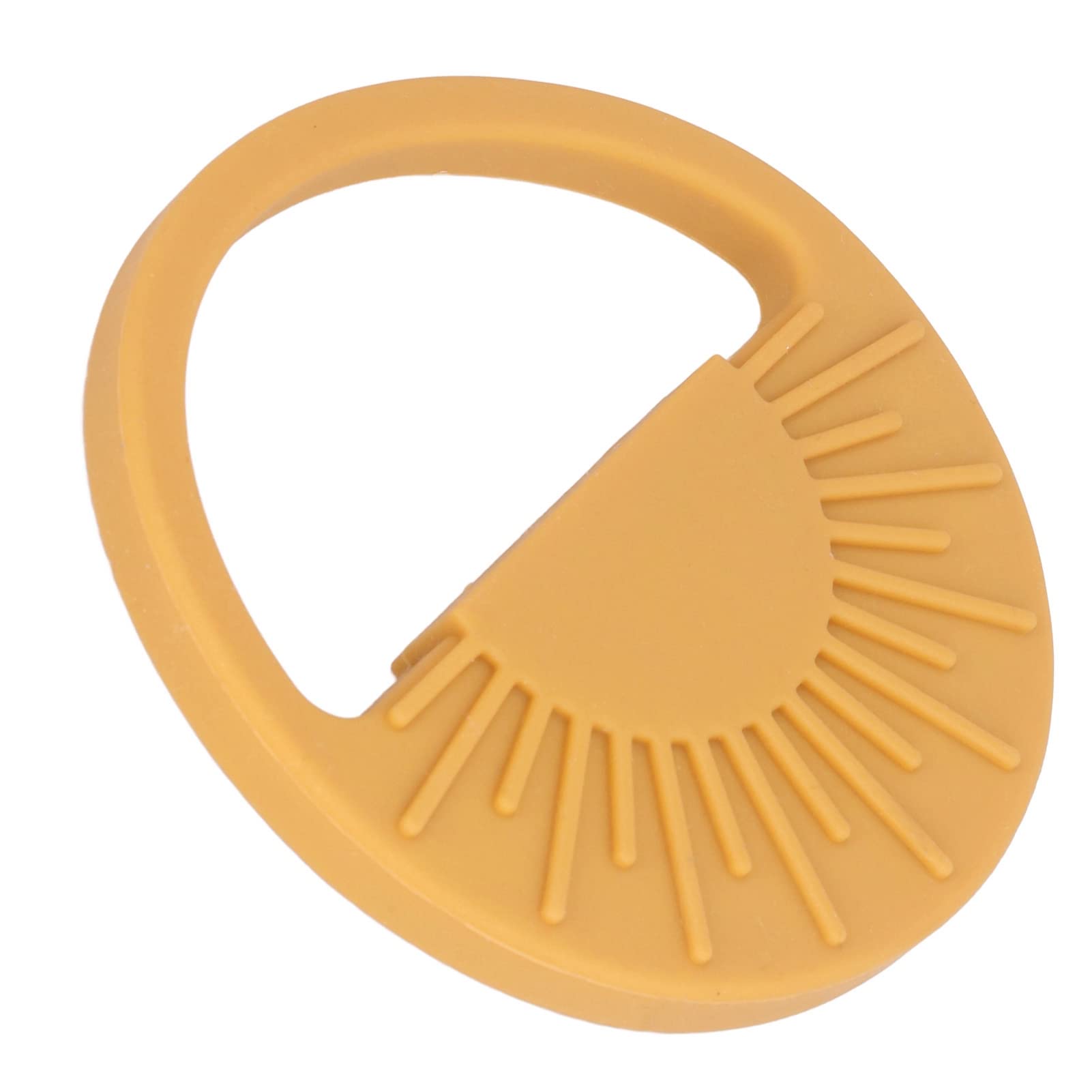 Garosa Baby Silicone Teether Toy Safe Semi Circular Sun Easy to Hold Infant Molar Teether Infant Molar Teether Baby Chewing Toys Baby Toy for Infant Soothe Teething(003 Yellow