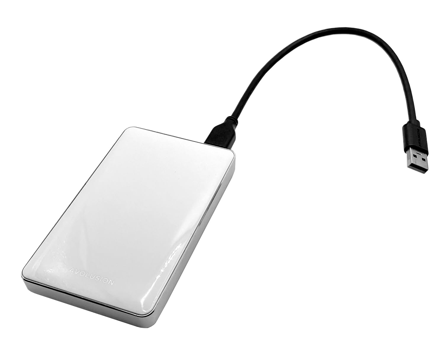 Avolusion T1 Series 500GB USB 3.0 Portable External Gaming Hard Drive - White (for PS5, Pre-Formatted) - 2 Year Warranty (Renewed)