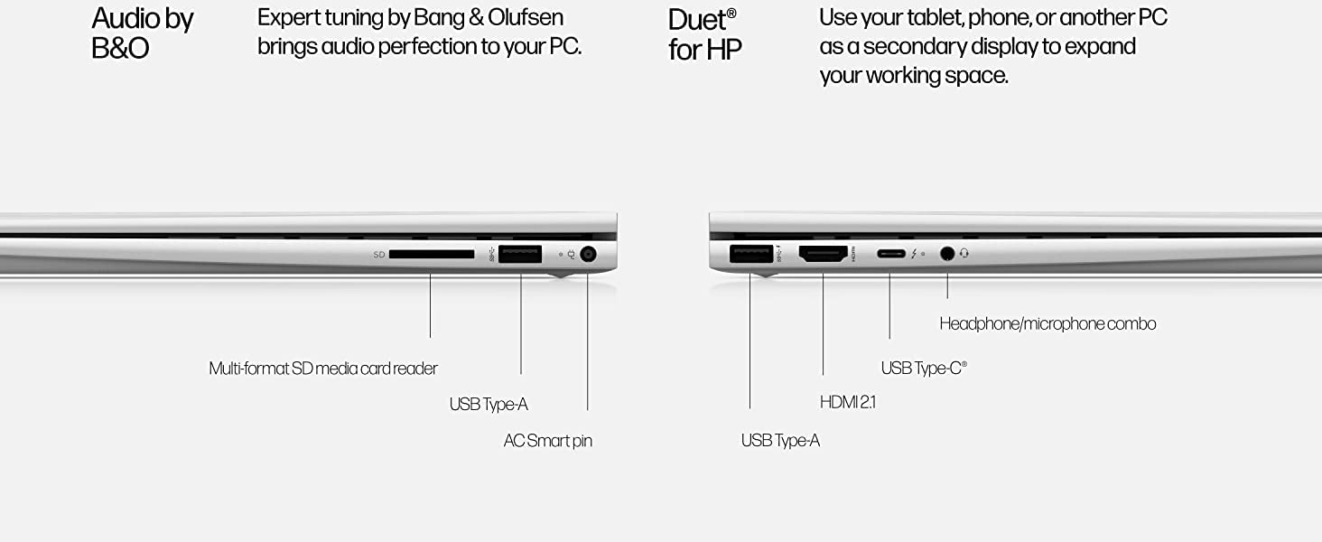 HP 2023 Envy X360 15.6" FHD IPS Touch 2-in-1 Laptop Intel 12-Core i7-1260P Iris Xe Graphics 64GB DDR4 2TB NVMe SSD HDMI Thunderbolt 4 WiFi AX BT Backlit KB Fingerprint Windows 11 Home w/RE USB