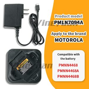 PMNN4468B PMNN4468A PMNN4468 Li-ion Battery Charger Base for Motorola SL300 SL1M SL2K Two Way Radios Charging Station