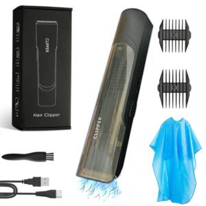 professional hair clippers for men baby beard trimmer kits, vacuum hair trimmer for kid/men with magnetic shell, cordless men hair trimmers with large storage space & rechargeable & ipx7 waterproof