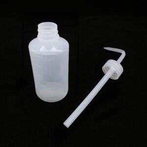 HuoHuo Plastic Wash Bottle 2 PCS LDPE Squeeze Bottles Economical Plastic Squeeze Bottle, for Chemistry,Medical, Tattoo,science lab & Gardening Various industries(250ML)