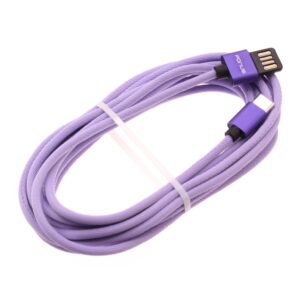 10ft usb-c cable purple extra long fast charger power cord type-c compatible with motorola moto g stylus (2021) - moto g stylus (2022) - moto g stylus 5g - moto g6 - moto g7