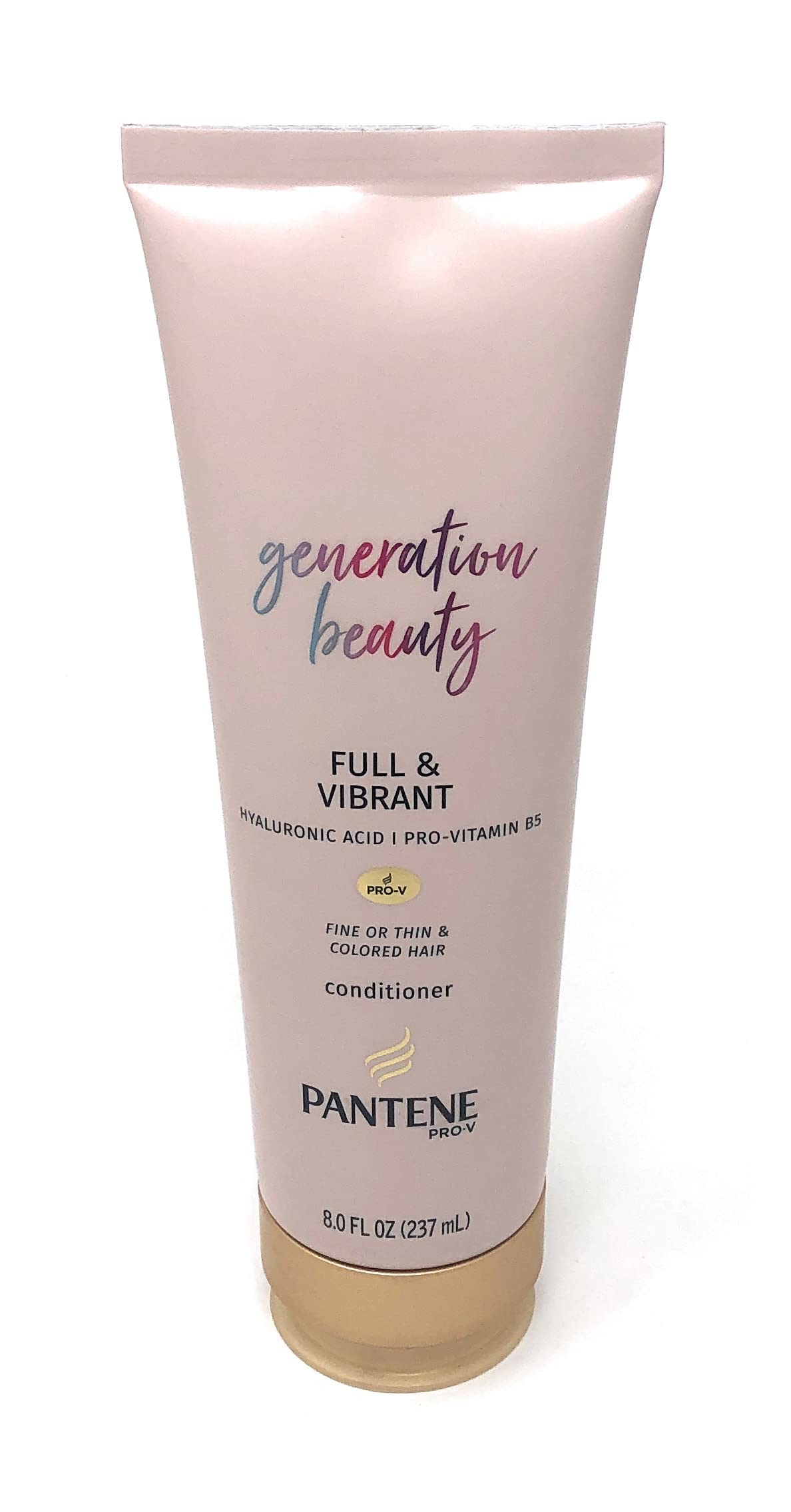 Pantene Pro-V Generation Beauty Full & Vibrant Sulfate Free Conditioner with Hyaluronic Acid for Fine or Thin & Colored Hair, 8 oz