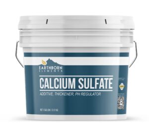 earthborn elements calcium sulfate 1 gallon bucket, anticaking, ph regulator, thickener, plaster additive