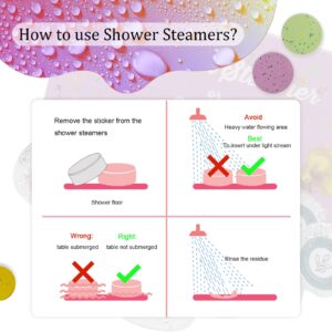 PickMora 14PCS Shower Steamers Aromatherapy with 7 Scents, Shower Bombs with Essential Oils for Relaxation, Body Restore Shower Tablets Gift Sets for Women and Men in Mother's Day, Anniversaries