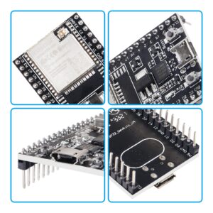 Alinan 4pcs ESP32-DevKitC Core Board ESP32 Development Board ESP32-WROOM-32U WiFi Bluetooth Development Board for Arduino IDE(ESP32-WROOM-32U)