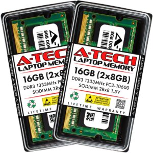 a-tech 16gb kit (2x8gb) memory ram for lenovo essential g500s touch - ddr3 1333mhz pc3-10600 non ecc so-dimm 2rx8 1.5v - laptop & notebook