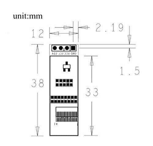 Mustpoint 2x OLED LCD Display 0.91" SSD1306 4PIN 128x32 IIC I2C DC 3.3V-5V Serial DIY Module for Arduino (White)