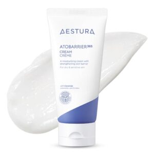 aestura atobarrier365 cream with ceramide, korean moisturizer for barrier repair | 120-hour lasting hydration, capsuled ceramides for dry & sensitive skin, non-comedogenic tested, 2.70 fl.oz.(renewed)