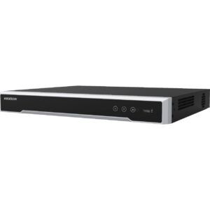 hikvisi0n ds-7632ni-k2/16p 32 channel with 2 hard drive spaces,16 poe ports 4k 8mp ip network video recorder nvr, compatible with hikvision hik-connect, hard drive not included