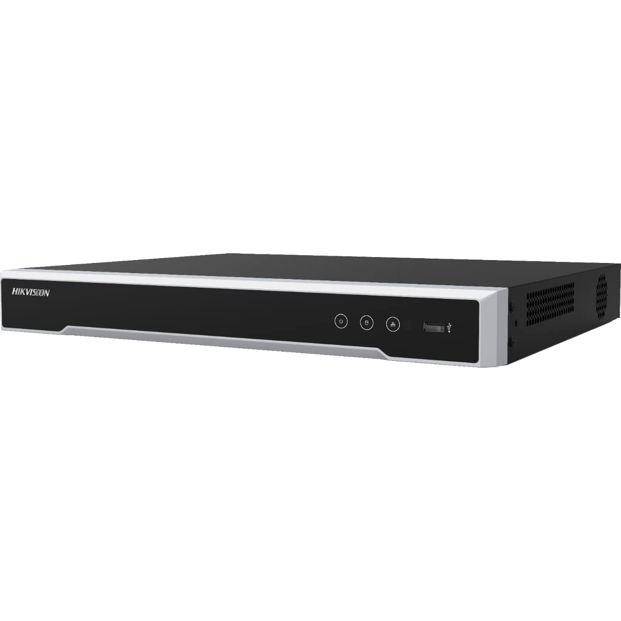 HIKVISI0N DS-7632NI-K2/16P 32 Channel with 2 Hard Drive Spaces,16 POE Ports 4K 8MP IP Network Video Recorder NVR, Compatible with Hikvision Hik-Connect, Hard Drive Not Included