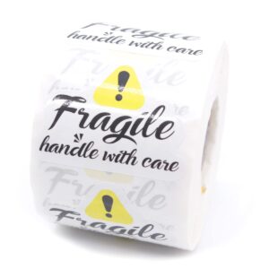 cute fragile stickers,funny fragile handle with care business stickers,fragile stickers for packing,mail envelopes shipping stickers for small business 500 pcs