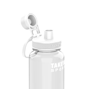 Takeya Sport 32 oz Tritan Plastic Water Bottle with Spout Lid, Premium Quality, BPA Free, Extreme Air