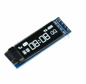 mustpoint 2x oled lcd display 0.91" ssd1306 4pin 128x32 iic i2c dc 3.3v-5v serial diy module for arduino (white)