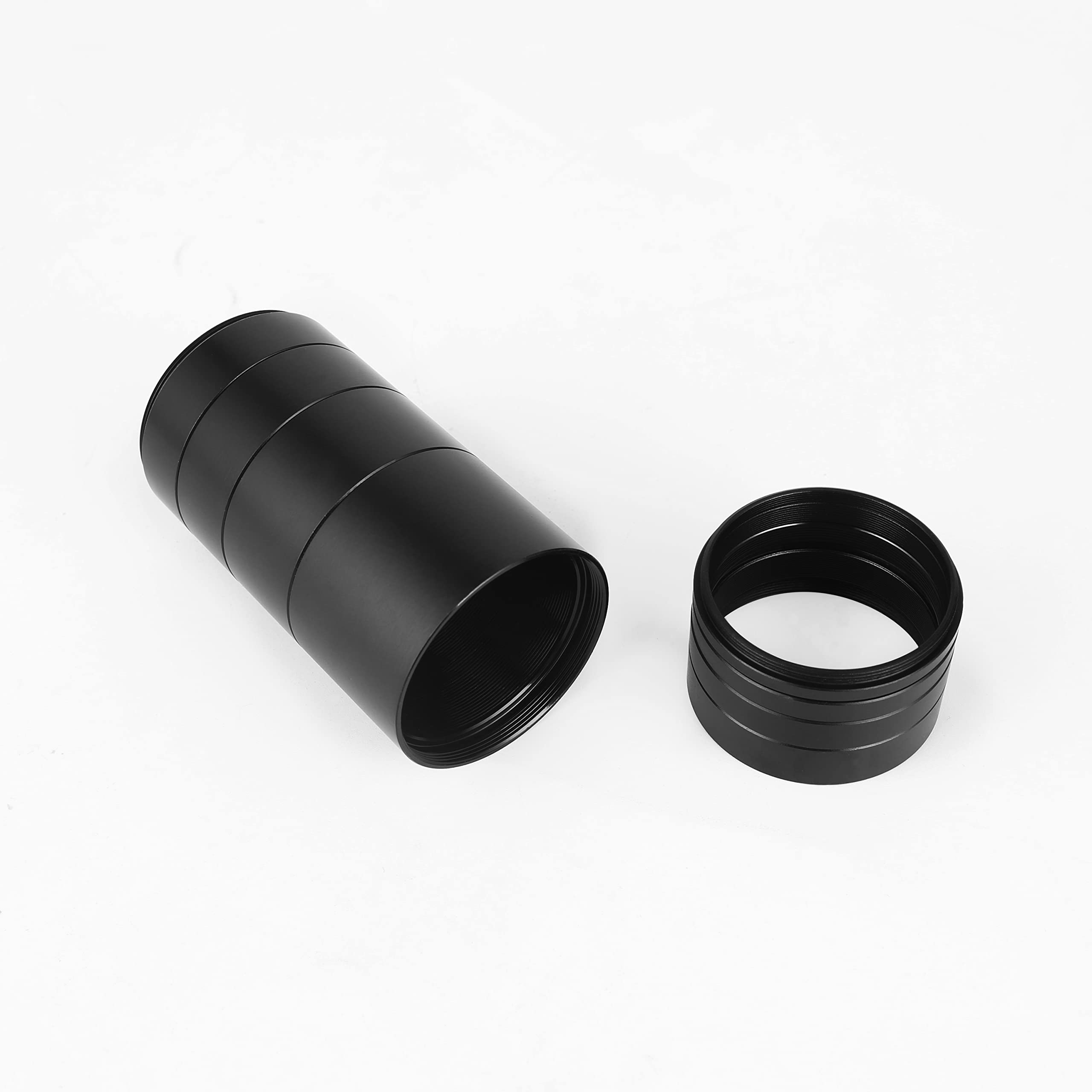 m42 Extension Tube,Thread Adapter Focal Reducer,Universal Foaming Extension Tube with Connector Telescope Camera Adapter 3/5/7/10/12/15/20/30mm Microscope Lens Microscope Telescope Accessory (8pcs)