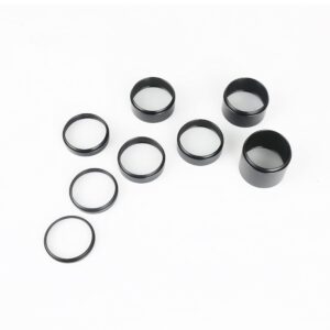 m42 Extension Tube,Thread Adapter Focal Reducer,Universal Foaming Extension Tube with Connector Telescope Camera Adapter 3/5/7/10/12/15/20/30mm Microscope Lens Microscope Telescope Accessory (8pcs)