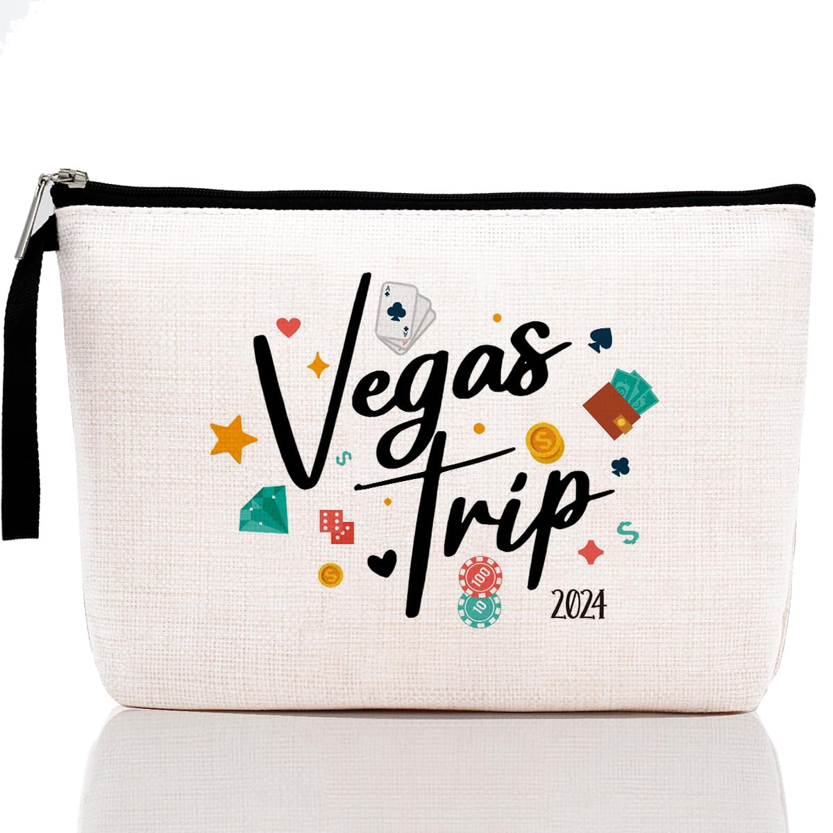 Weekender Bags for Women Weekend Bag Vegas Gifts Cosmetic Bag Vegas Trip 2024 Makeup Pouch Bridesmaid Best Friend Wedding Gifts for Sister Bestie Bachelorette Gifts for Bride Fun Birthday Gift