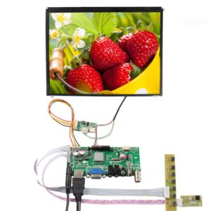 fanyitek 9.7 inch lp097x02 1024x768 400nit lvds ips lcd screen and hd-mi vga usb controller board