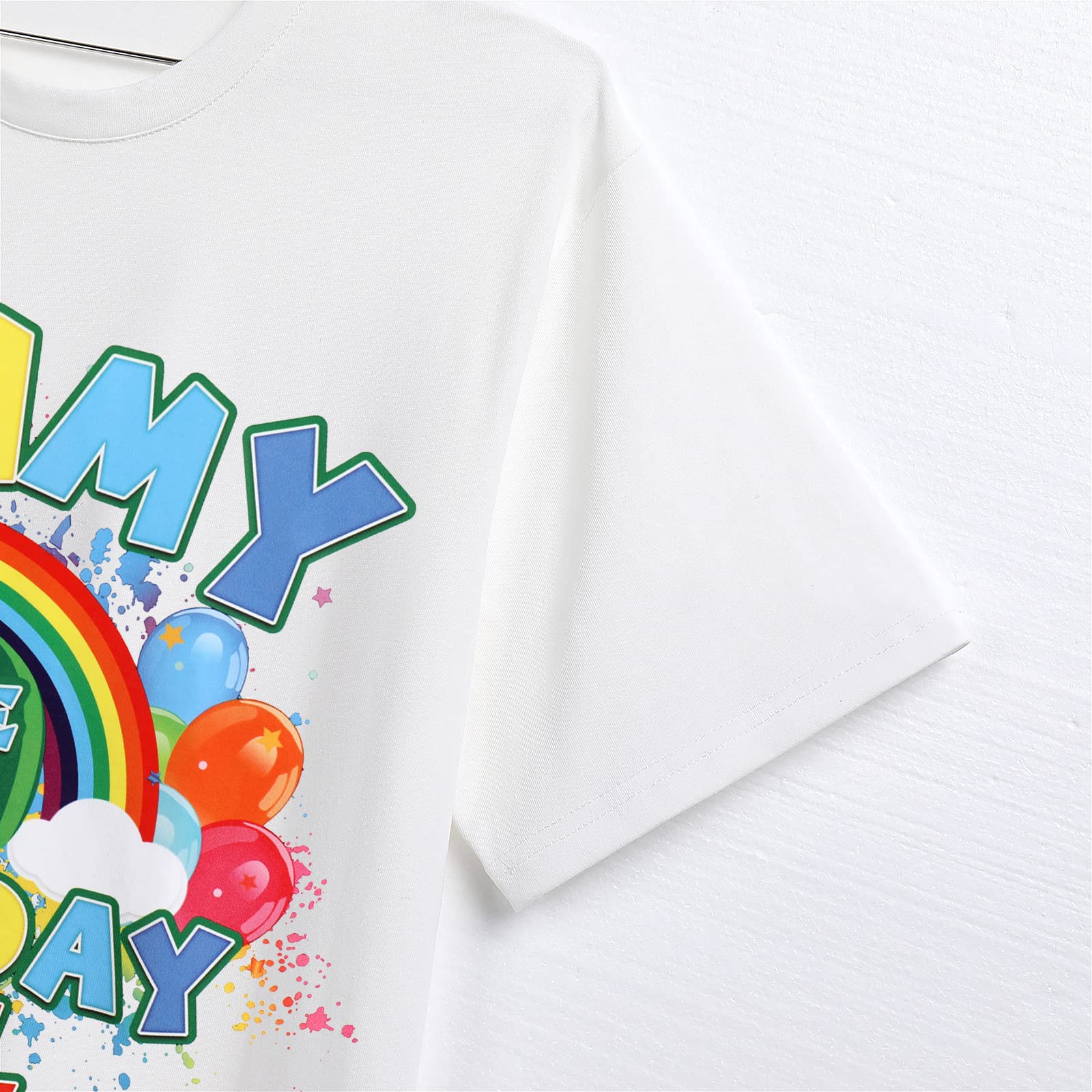 Family Birthday Matching Outfit Baby Girls Dad and Mom Melon Watermelon Cow Print Short Sleeve Round Neck Romper T Shirt Tops Cake Smash Summer Clothes Set for Photo Shoot Watermelon Mom Medium