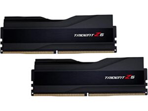 g.skill trident z5 series (intel xmp 3.0) ddr5 ram 32gb (2x16gb) 6000mt/s cl30-40-40-96 1.35v desktop computer memory udimm - matte black (f5-6000j3040f16ga2-tz5k)