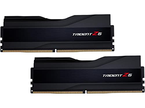 G.SKILL Trident Z5 Series (Intel XMP 3.0) DDR5 RAM 32GB (2x16GB) 6000MT/s CL30-40-40-96 1.35V Desktop Computer Memory UDIMM - Matte Black (F5-6000J3040F16GA2-TZ5K)