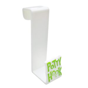 ginsey idea factory potty hook/storage hook - potty training storage, white (00577)