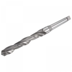 uxcell 22.5mm high-speed steel twist bit extra long drill bit with mt2 morse taper shank, 260mm overall length