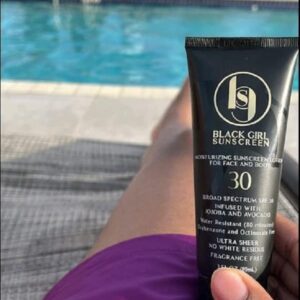 Bissport BlackGirlSunscreen SPF 30 Sunscreen - Made by Women of Color for People of Color - 3 FL OZ