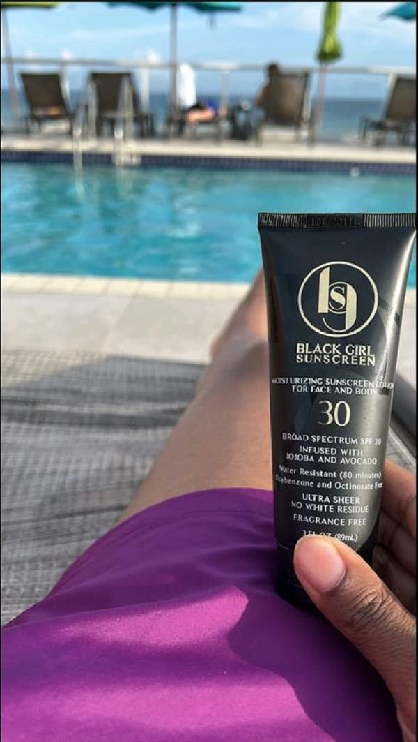 Bissport BlackGirlSunscreen SPF 30 Sunscreen - Made by Women of Color for People of Color - 3 FL OZ