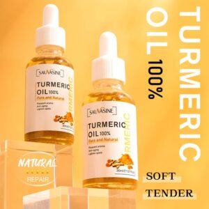 Lanthome Turmeric Oil for Dark Spot on Face, Turmeric Face Oil Moisturizing, Rejuvenating,Soothing, Anti-Aging Repair Skin with Turmeric Root Extract