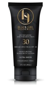 bissport blackgirlsunscreen spf 30 sunscreen - made by women of color for people of color - 3 fl oz