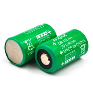 Coonyard (2-Pack) 3V 950mAh 1/2 AA Lithium Cylindrical Battery Replacement for VARTA CR 1/2 AA Series, 6127101301