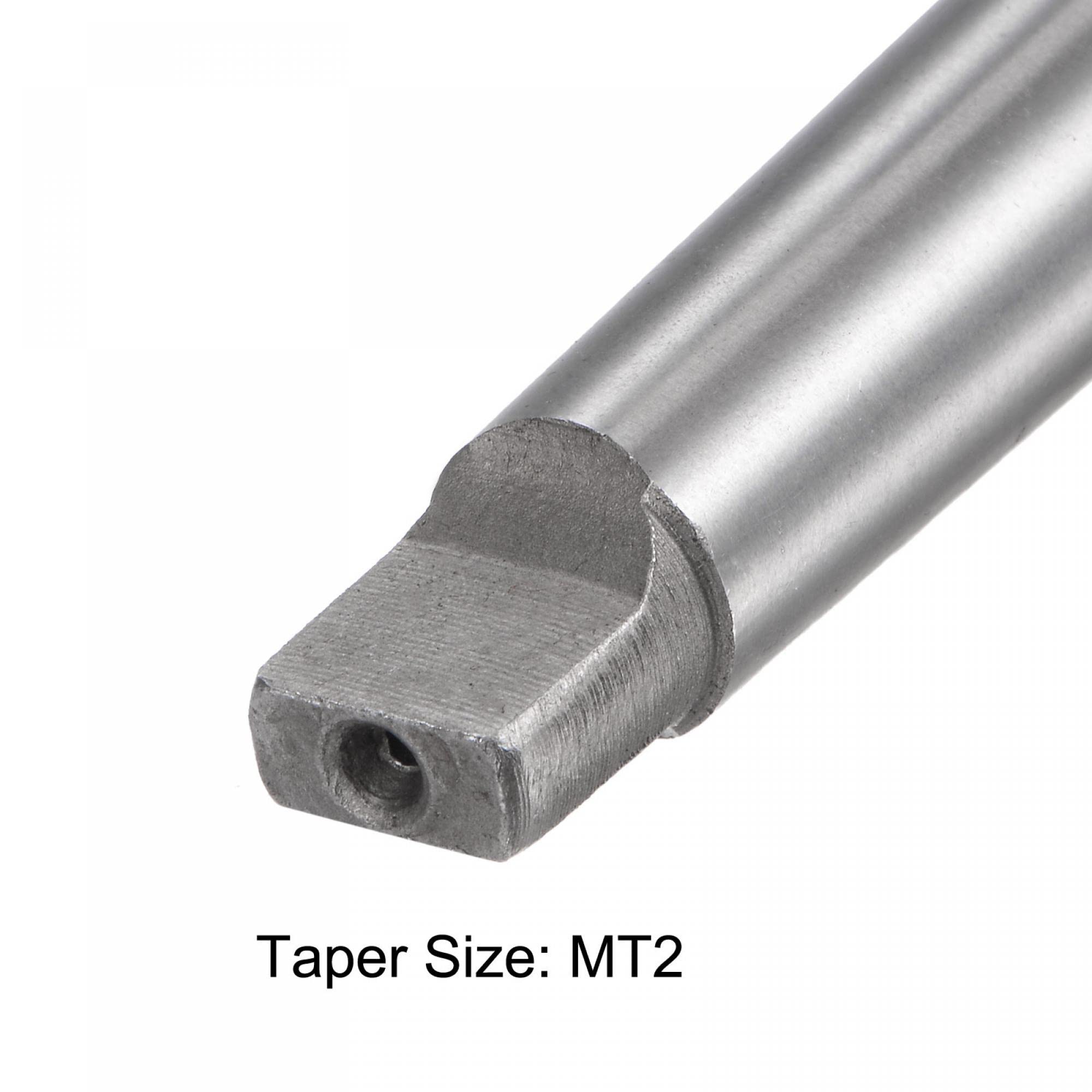 uxcell 22.5mm High-Speed Steel Twist Bit Extra Long Drill Bit with MT2 Morse Taper Shank, 260mm Overall Length