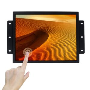 fanyitek 12.1inch 800x600 700nit tft industrial touchscreen monitor,with hd-mi vga dvi port,dual speaker