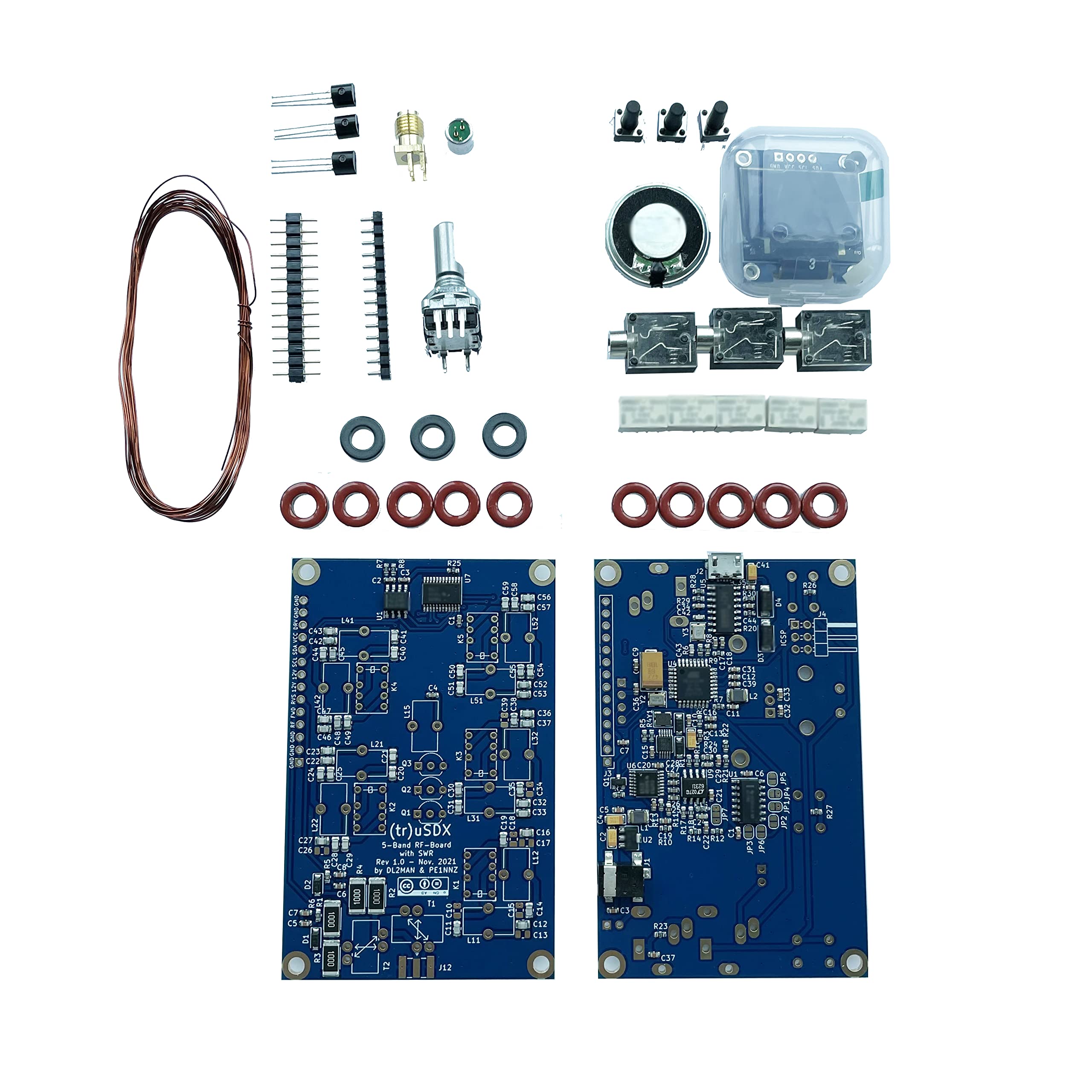 uSDX transceiver tr usdx 5-Band Multimode QRP Kits by PE1NNZ and DL2MAN