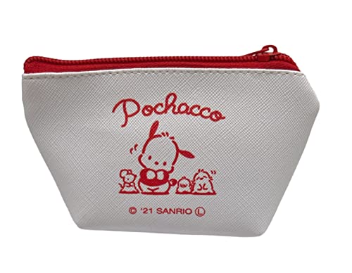 Sanrio Pochacco Face Boat Type Cosmetics Small Pouch Bag 4.3 in (W) × 3 in (H) × 2 in (D)