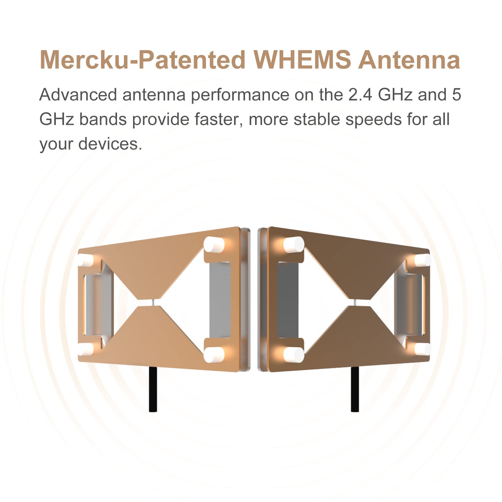 Mercku M6a Mesh Wi-Fi 6 Router for Wireless Internet 1 Pack Covers up to 3,000 sq.ft. Can Add More Units to Form a Mesh Wi-Fi System, Dual-Band Gigabit Router, App Control, AX1800, Iron Grey