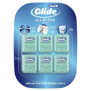 oral-b glide pro-health comfort plus dental floss, mint, 6 count